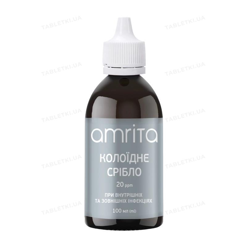 Амріта Колоїдне Срібло: інструкція + ціна від 339 грн в аптеках | Tabletki.ua