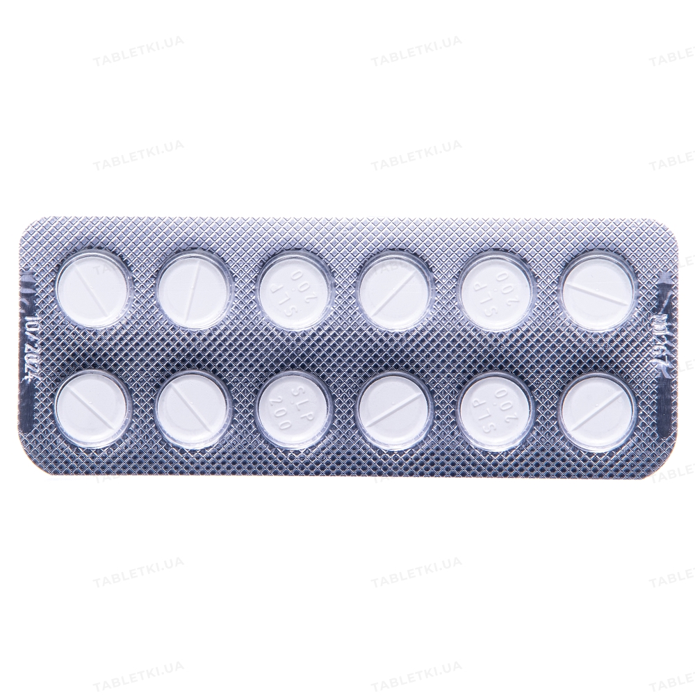 Еглоніл таблетки по 200 мг №12 : інструкція + ціна в аптеках | Tabletki.ua