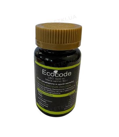 CBD Канабідіол 1500 мг Ecocode желейки №30 : інструкція + ціна в аптеках | Tabletki.ua
