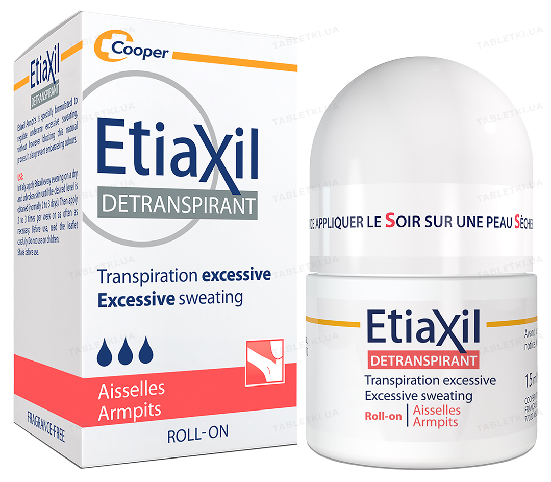 Дезодорант-антиперспирант ролик Etiaxil Normal от повышенного ...