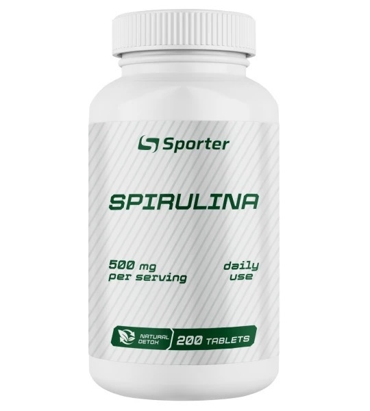 Спирулина Sporter Spirulina таблетки по 500 мг №200 : инструкция + цена ...