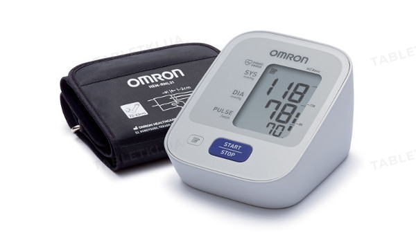Тонометр Omron M2 Basic HEM-7121-ALRU автоматический с сетевым адаптером, увеличенная манжета ...