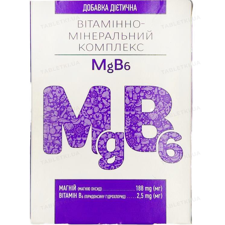 Магній B6 вітамінно-мінеральний комплекс капсули №60 : інструкція ...