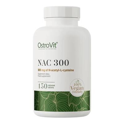 N-ацетил-L цистеин OstroVit NAC 300 мг, 150 таблеток : инструкция ...
