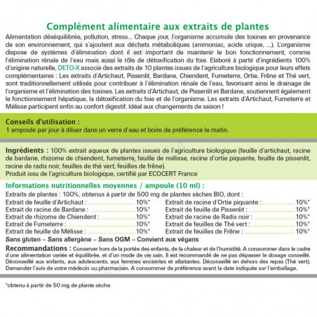 Nutri Expert Deto-x Bio: інструкція + ціна від 671 грн в аптеках ...