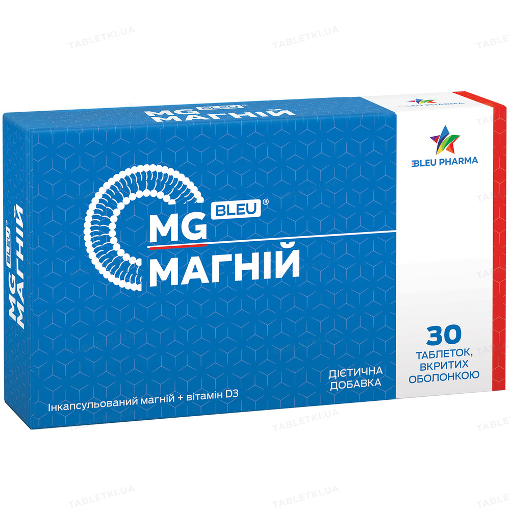 Bleu Pharma Mg Bleu: інструкція + ціна від 650 грн в аптеках | Tabletki.ua