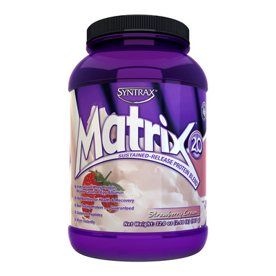 Протеин Syntrax Matrix 2.0 клубничный крем, 907 г : инструкция + цена в ...