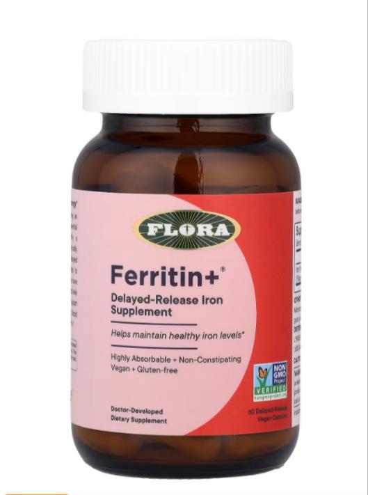 Ферритин плюс Flora Ferritin+ із відстроченим вивільненням та ...