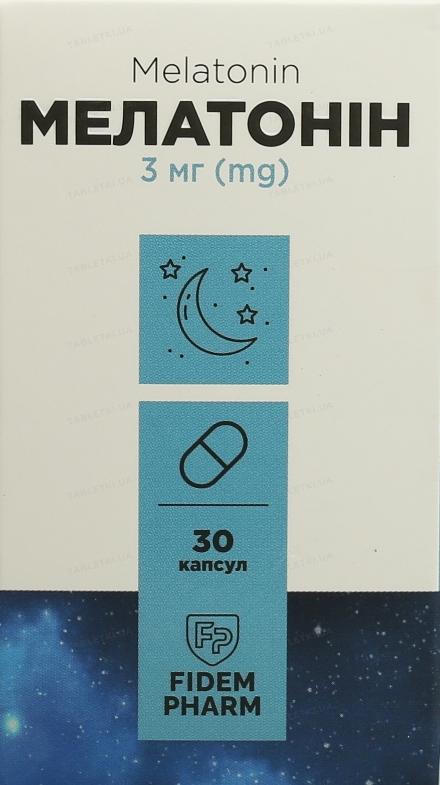 Мелатонин Fidem Pharm: инструкция + цена от 156 грн в аптеках | Tabletki.ua