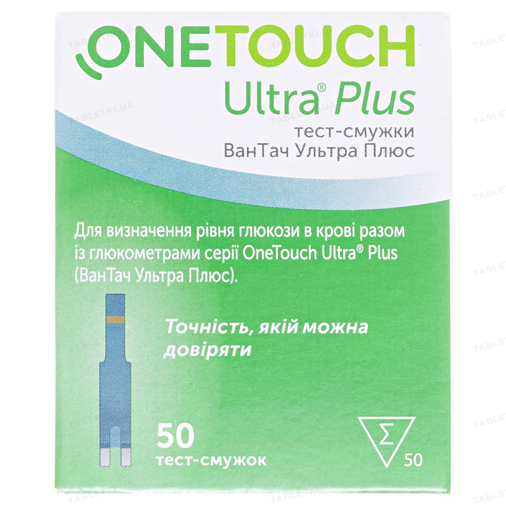 One Touch Ultra Plus: інструкція + ціна від 281 грн в аптеках | Tabletki.ua