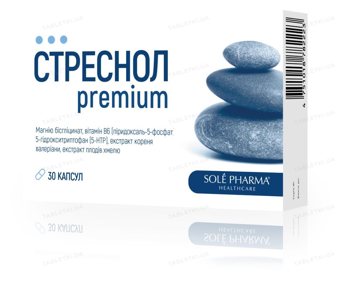 Стреснол Премиум: инструкция + цена от 371 грн в аптеках | Tabletki.ua