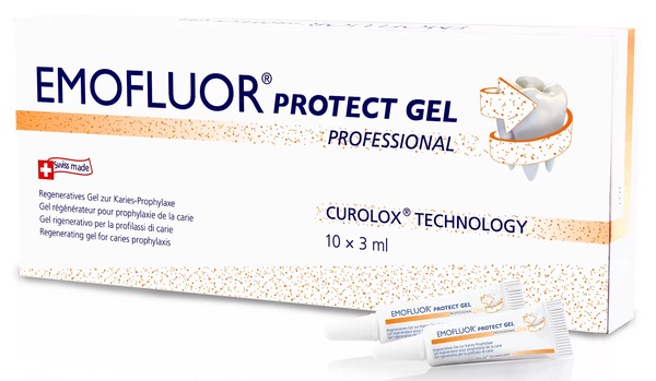 Гель для захисту зубів Dr. Wild Emofluor Protect професійний, 3 мл х 10 ...