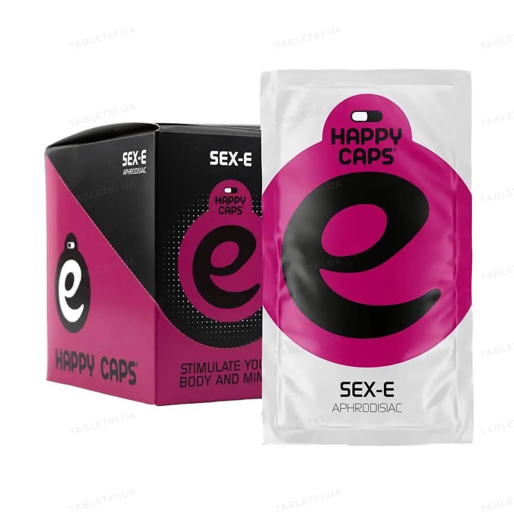 Happy Caps Sex E інструкція ціна від 850 грн в аптеках Tabletki Ua