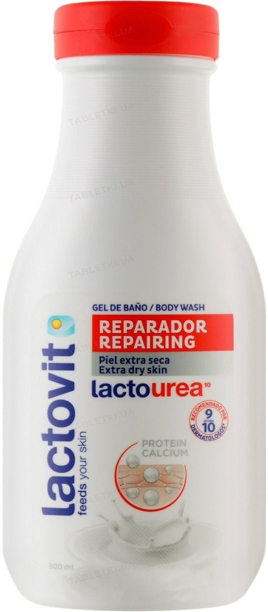 Гель для душу Lactovit Lactourea, 300 мл : інструкція + ціна в аптеках ...