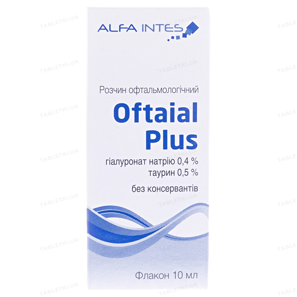 Oftaial Plus: інструкція + ціна від 397 грн в аптеках | Tabletki.ua