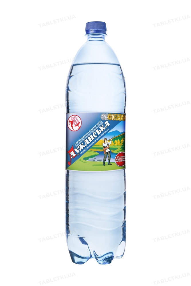 Вода минеральная Лужанская сильногазированная, 1,5 л 1002565 ...
